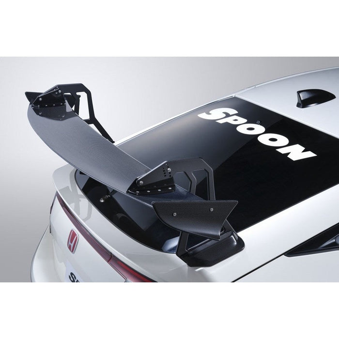Spoon Sports Carbon Fibre Crane/Swan Neck Spoiler Honda Civic Type-R F ...