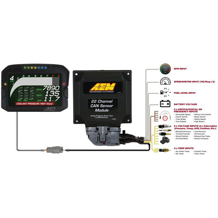 AEM 22 Channel CAN Sensor Module — Speed Science