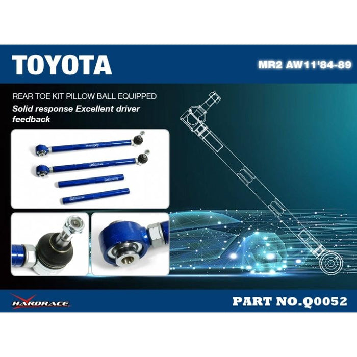 Hard Race Rear Toe Kit Toyota, Mr2, Aw11 84-89 — Speed Science