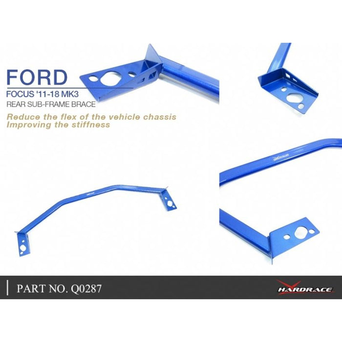 Hardrace Rear Subframe Brace Focus, Mk3 — Speed Science