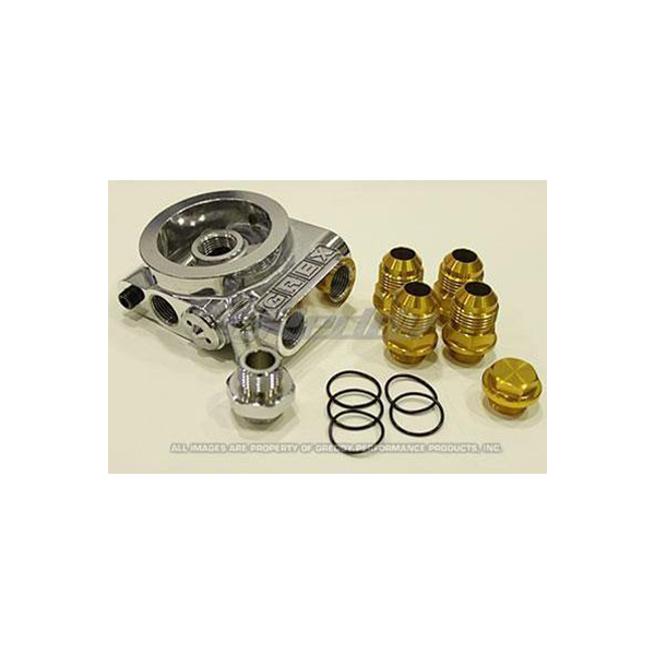Greddy Universal Thermostatic Remote Oil Filter/Cooler Plate — Speed ...