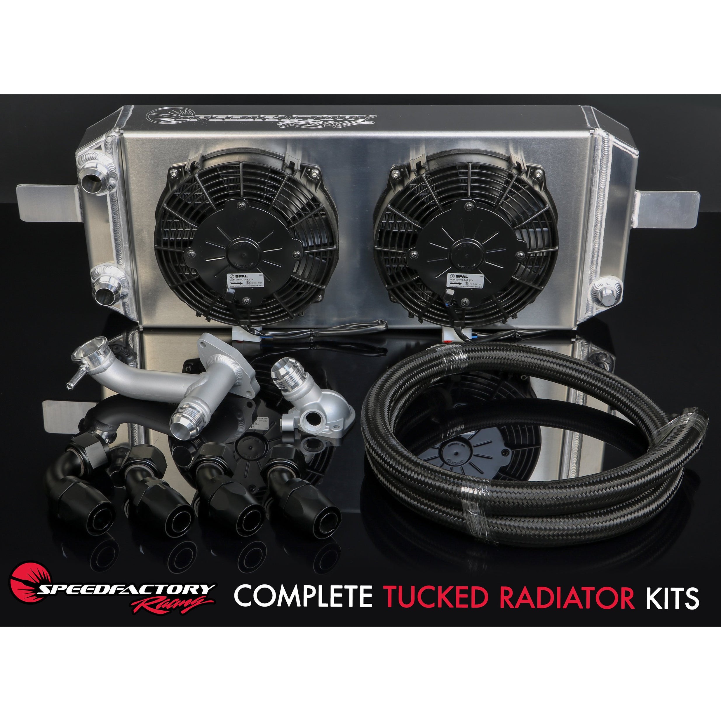 SpeedFactory Complete Tucked Radiator Kit - H/F Series — Speed Science