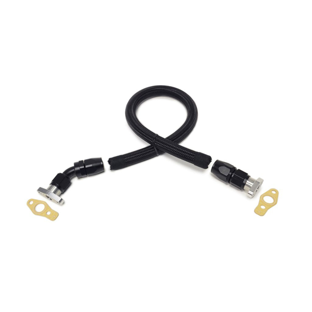 STM Tuned -10AN Turbo Oil Return Line Braided Nylon Mitsu-Series for D ...